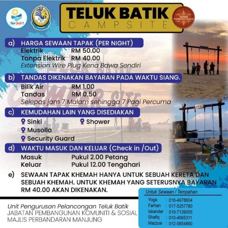 Tapak Perkhemahan Camper Van (Teluk Batik Campsite) | From Emily To You