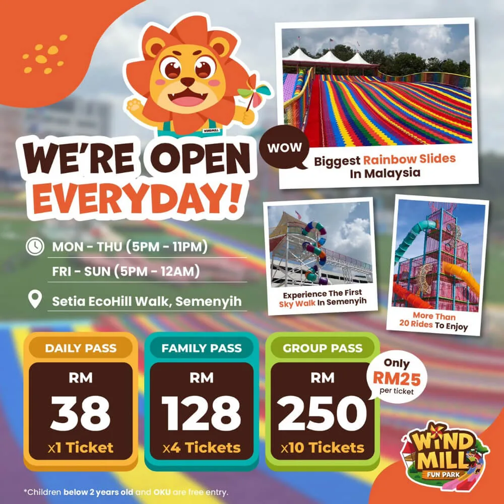 WindMill Fun Park: Malaysia’s Largest Non-Motorised Playground of Pure ...